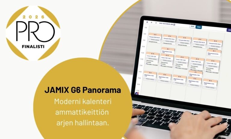 JAMIX G6 Panorama on PRO 2026 -finalisti! - Messukeskus