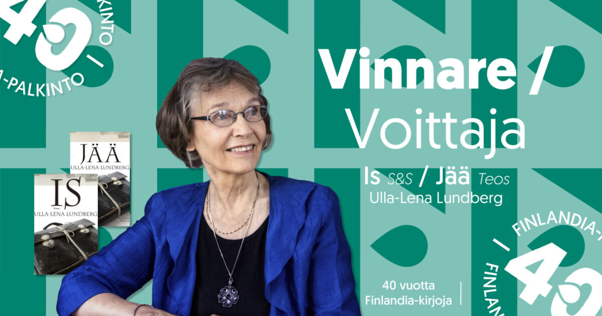 Ulla-Lena Lundbergin Jää on suomalaisille rakkain Finlandia-voittaja ...